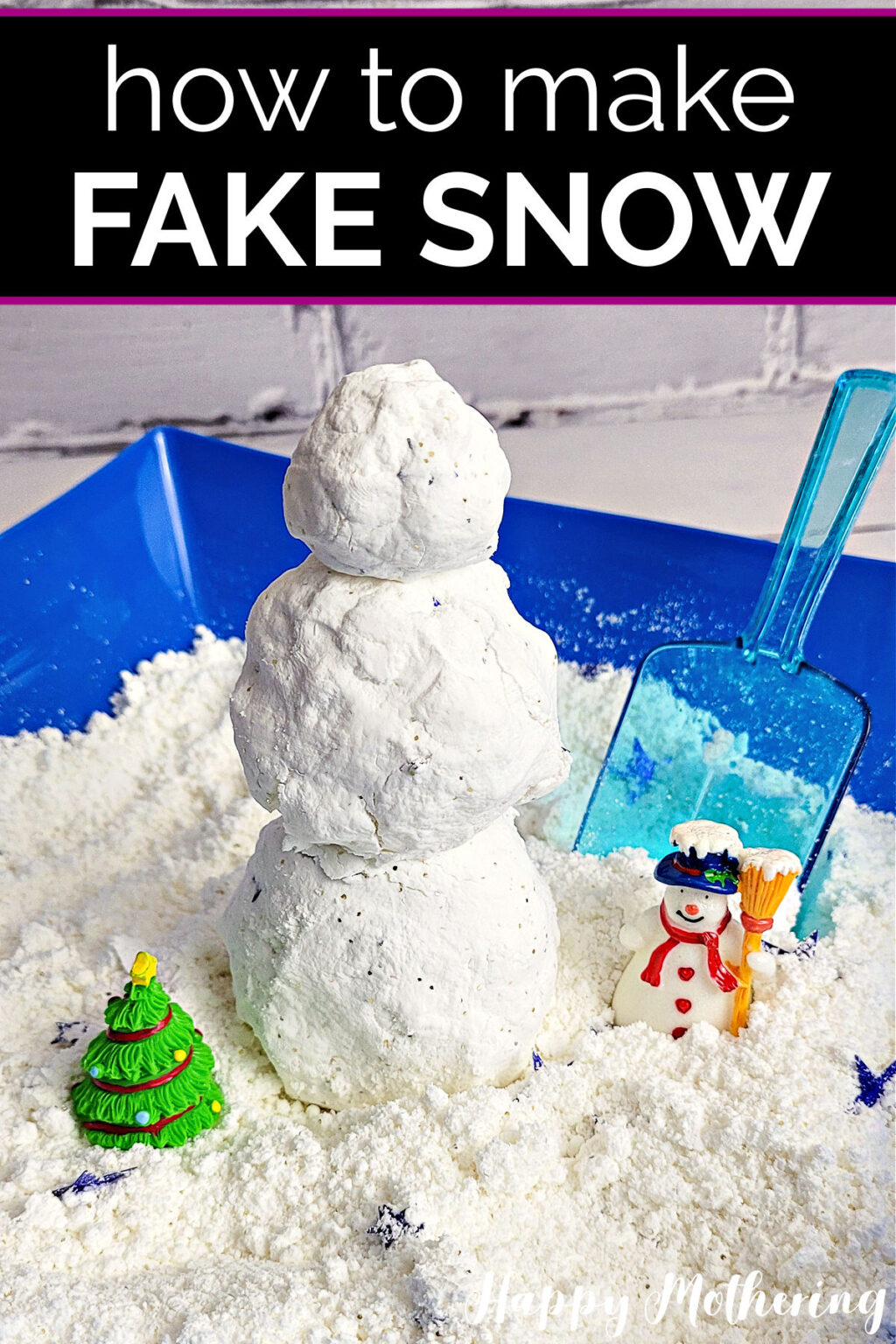 How to Make Fake Snow - Happy Mothering