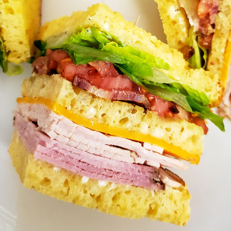 Gluten Free Club Sandwich - Happy Mothering